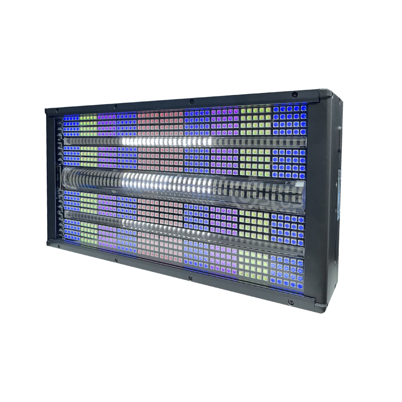 IP-S1000 1000w led strobe panel light 200*3w White+800*0.5w RGB Led 40 ...