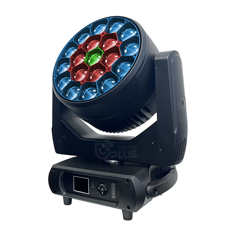 19*60W rgbw 4in1 led Wash zoom & Bee eye moving head - Uplus Lighting